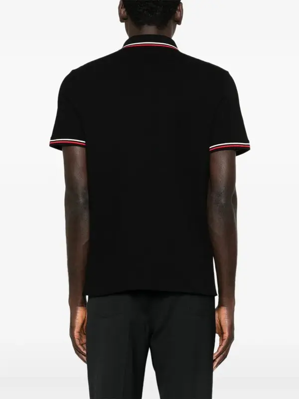 Valentino Garavani Cotton Piqué Polo Shirt With Vlogo Patch