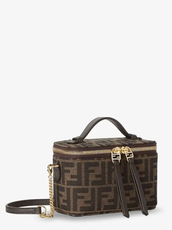 Fendi Ff Jacquard Vanity Crossbody Bag