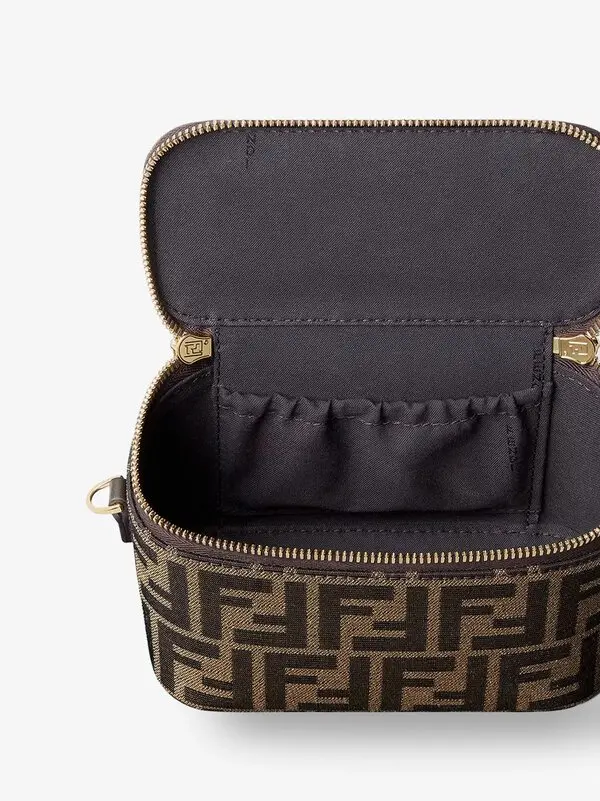Fendi Ff Jacquard Vanity Crossbody Bag