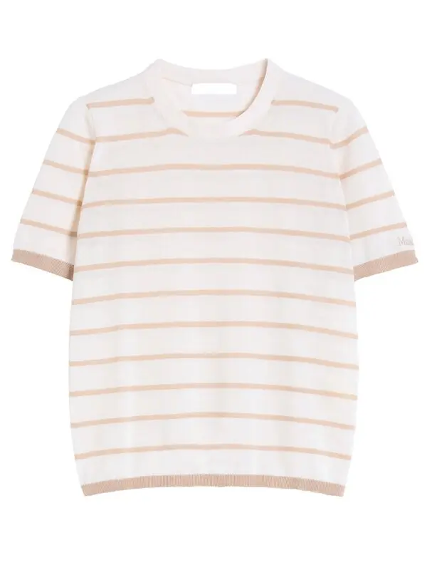 Max Mara Cashmere And Silk Striped Sweater - Multicolor