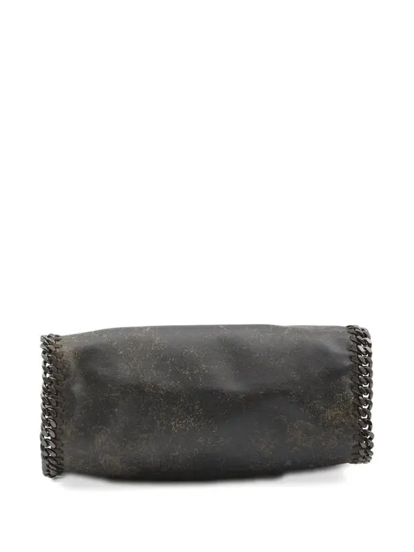 Stella McCartney Falabella Mini Bag In Antiqued Suede - Brown