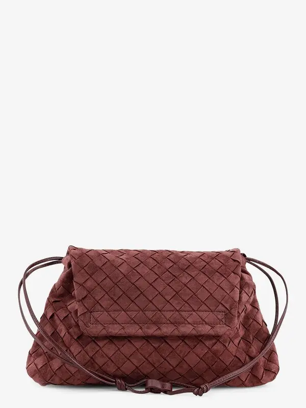 Bottega Veneta Suede Intrecciato Crossbody Bag - Multicolor