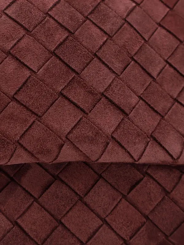 Bottega Veneta Suede Intrecciato Crossbody Bag - Multicolor