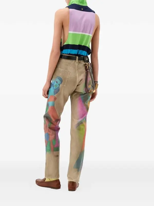 Versace Printed Jeans