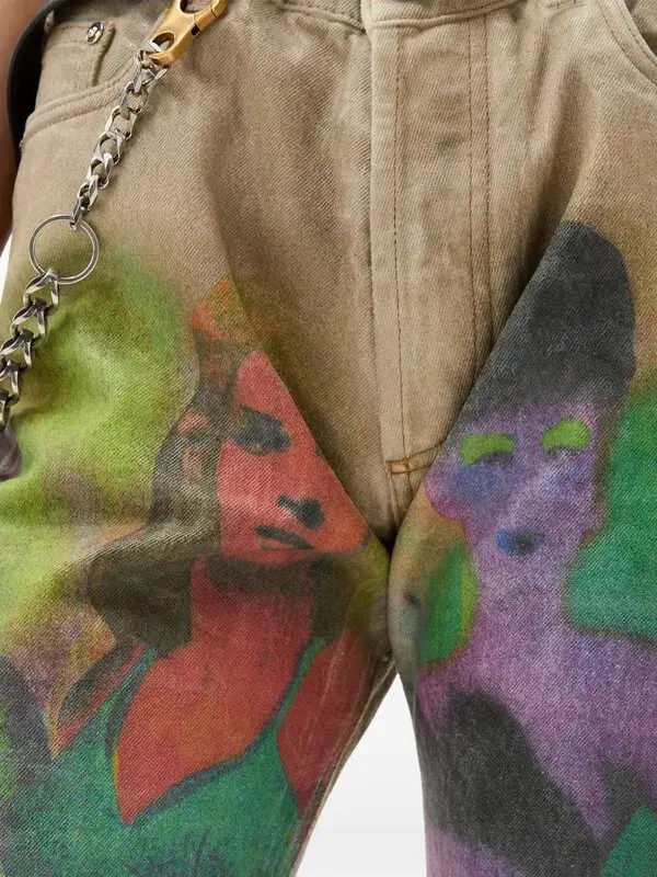 Versace Printed Jeans