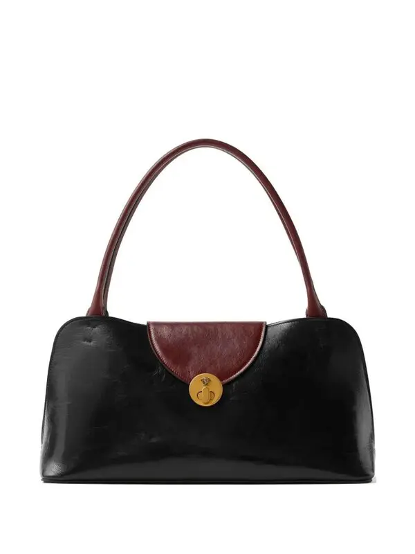 Versace Vivian Medium Leather Crossbody Bag - Black