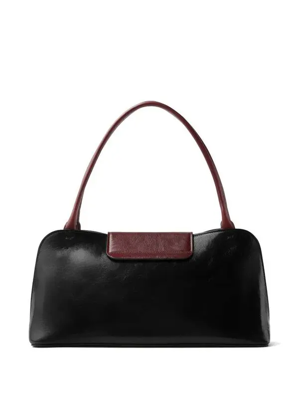 Versace Vivian Medium Leather Crossbody Bag - Black