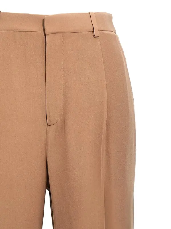Saint Laurent Silk Crepe Pants