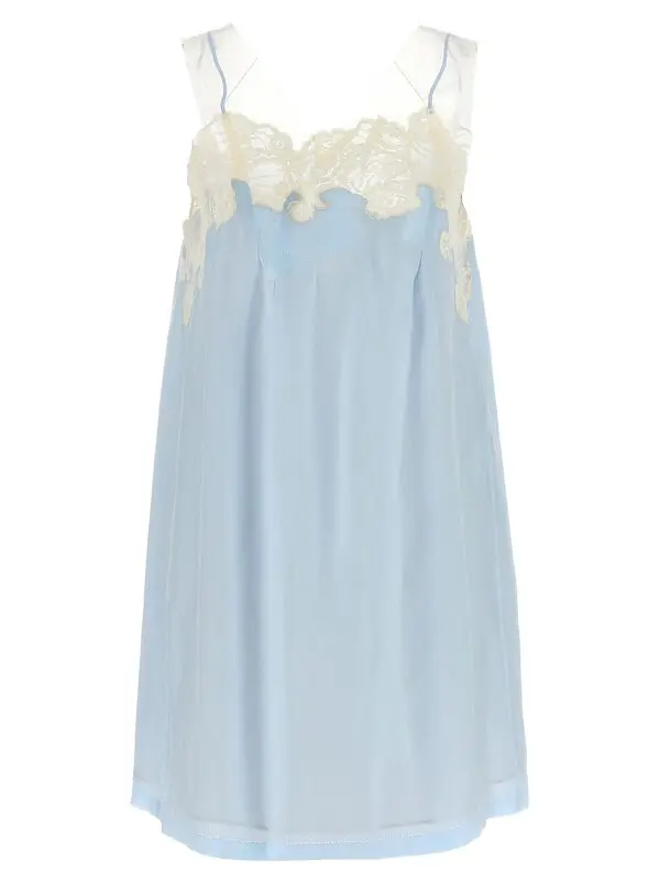 MAISON MARGIELA Taped Cupro Mini Dress