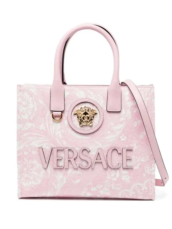 Versace Small Tote Bag With Medusa Print