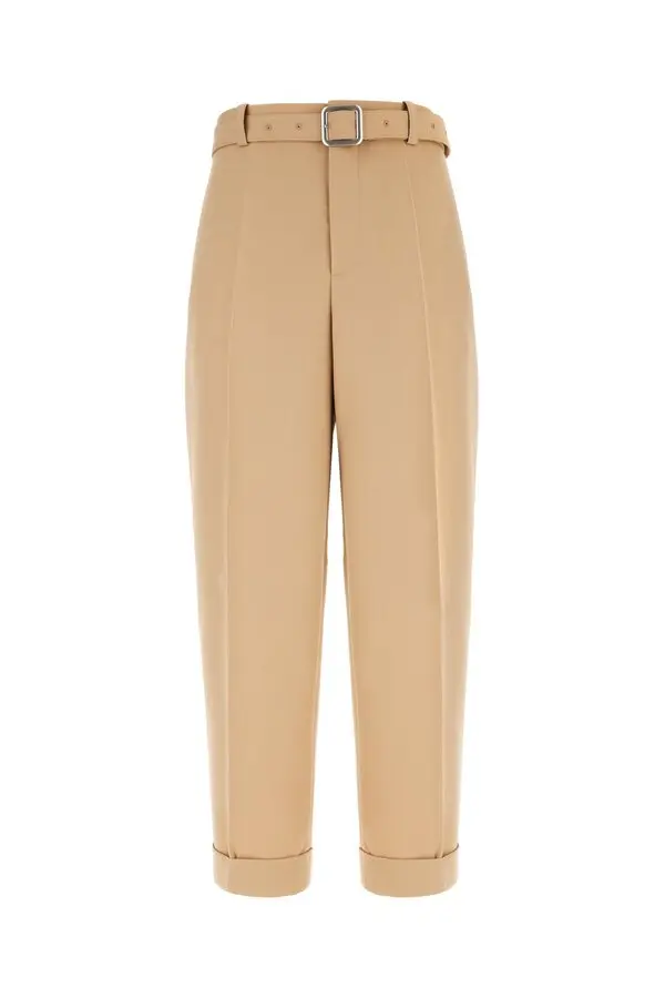 JIL SANDER Tailored Trousers With Belt Detail