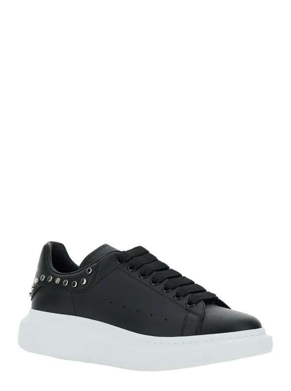 Alexander McQueen Studded Leather Low Top Sneakers - Multicolor