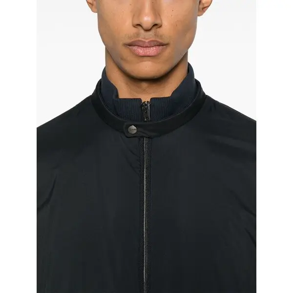 Herno Zip-up Bomber Jacket - Blue