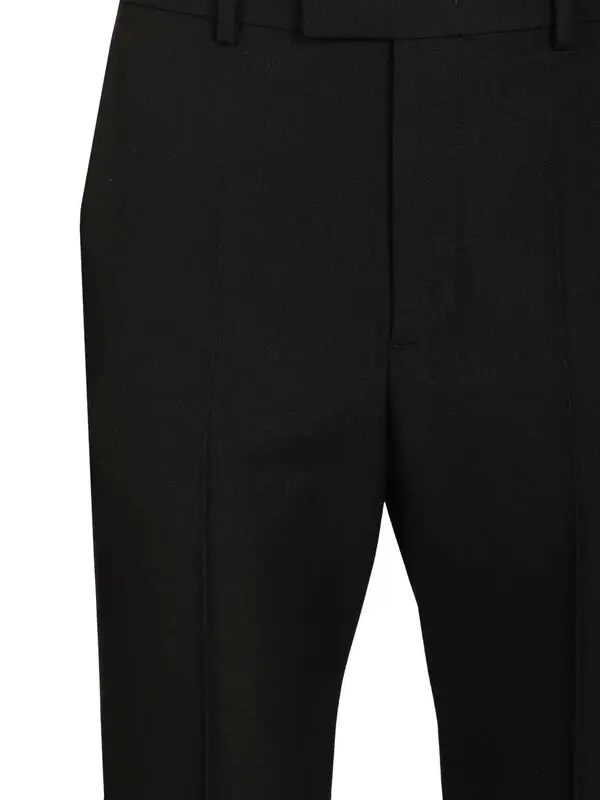 Valentino Garavani Formal Wool Trousers - Black
