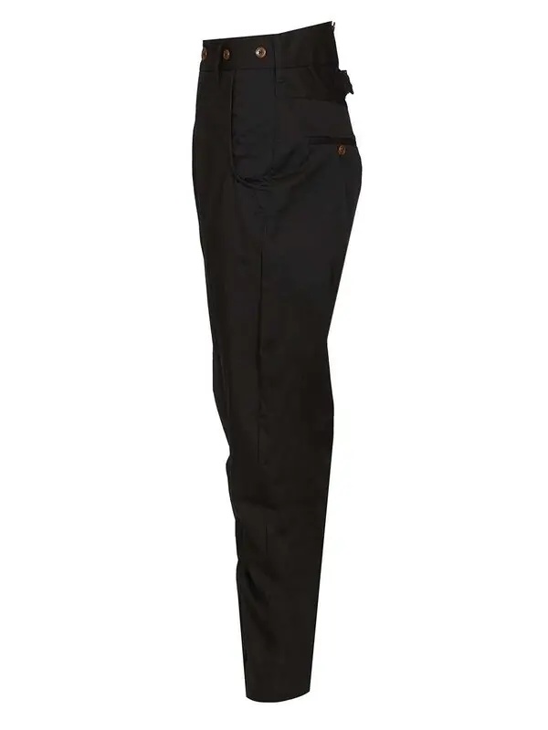 VIVIENNE WESTWOOD Buckle Cotton Trousers