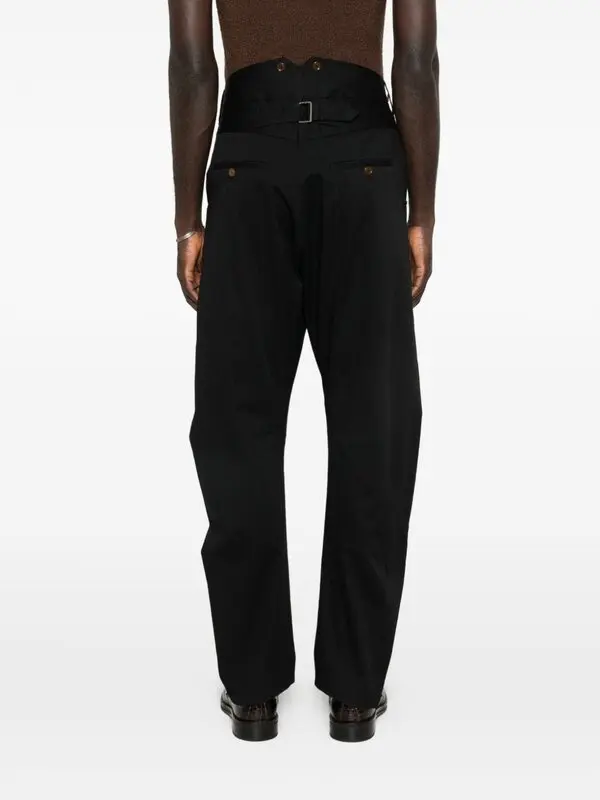 VIVIENNE WESTWOOD Buckle Cotton Trousers