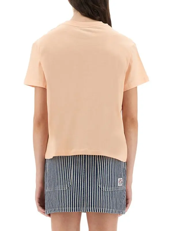 A.p.c. Rue Madame" Organic Cotton T-shirt