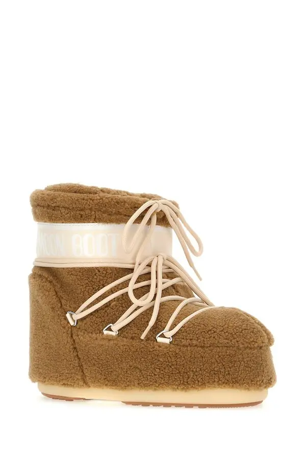 Moon Boot Lace-up Shearling Boots