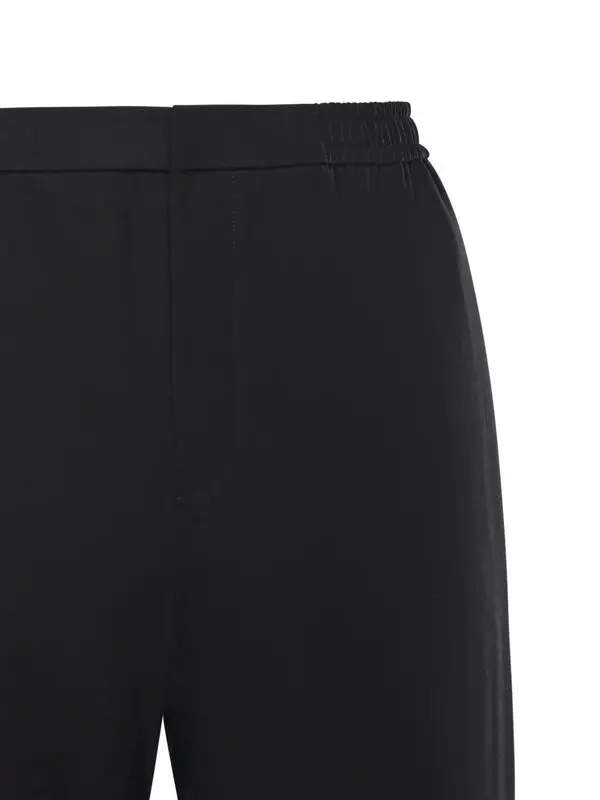 Celine Wool Trousers With Calèchem Embroidery
