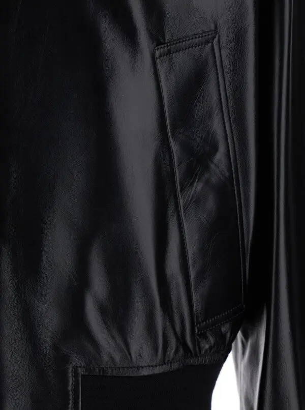 Bottega Veneta Leather Bomber Jacket