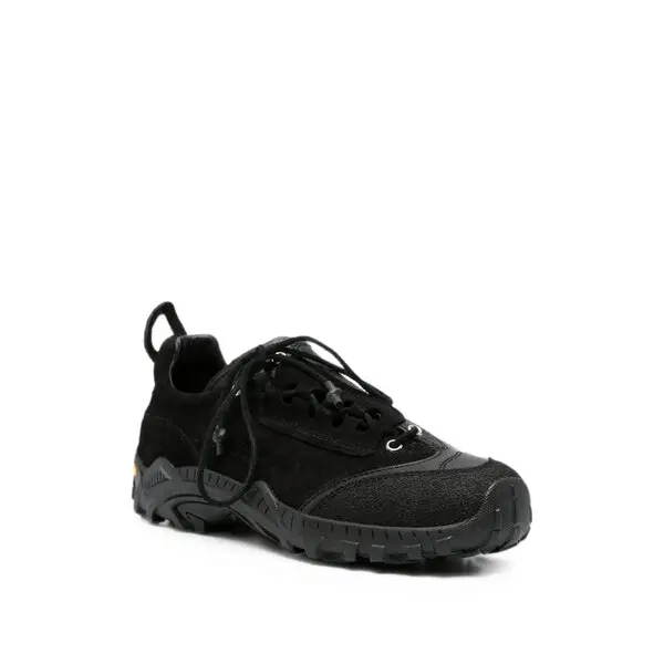 Our Legacy Goatskin Panelled Lace-up Sneakers