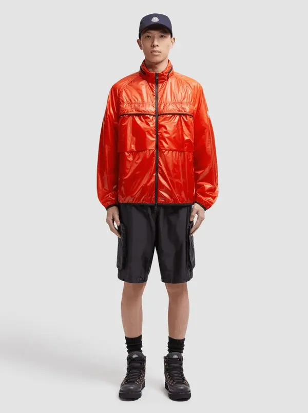 Moncler Anubis Lightweight Nylon Jacket With Packable Design - Multicolor