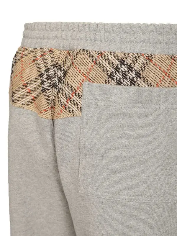 Burberry Ronnie Cotton Jogging Trousers - Gray