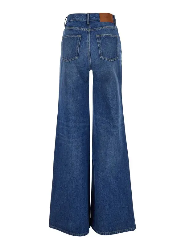 Chloé High Waisted Wide Leg Jeans