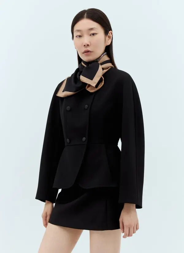 Max Mara Printed Silk Scarf