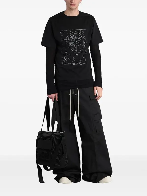 Rick Owens Brad T-shirt In Cotton Jersey - Black