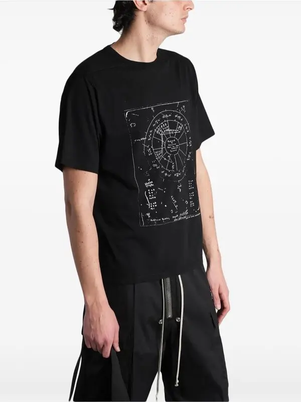 Rick Owens Brad T-shirt In Cotton Jersey - Black