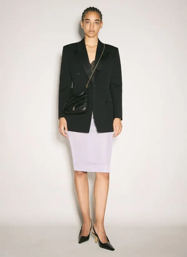 Saint Laurent Knit Pencil Skirt - Multicolor