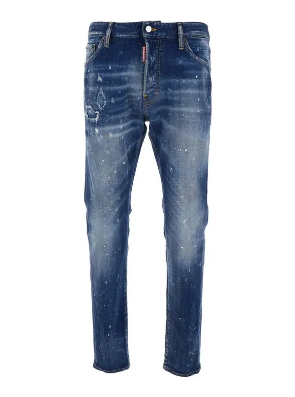 Dsquared2 Cool Guy Jeans With All-over Painted Details - Multicolor