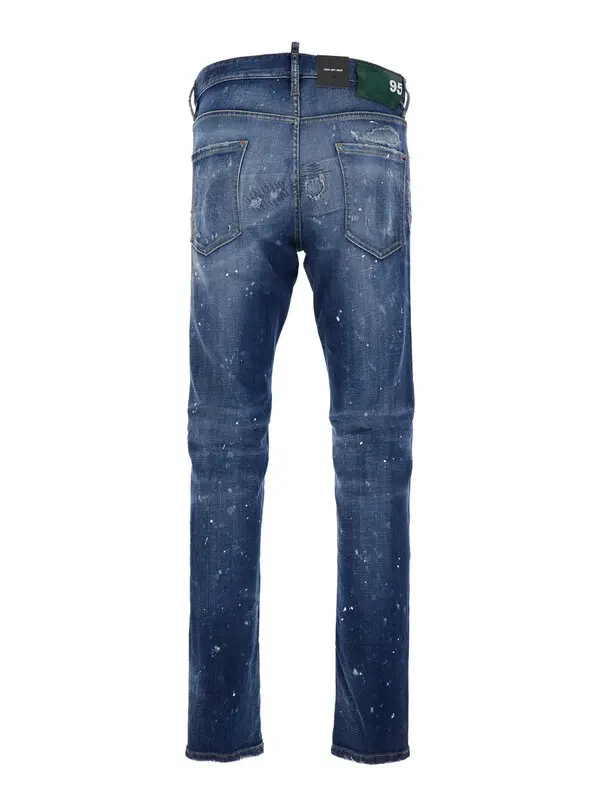 Dsquared2 Cool Guy Jeans With All-over Painted Details - Multicolor