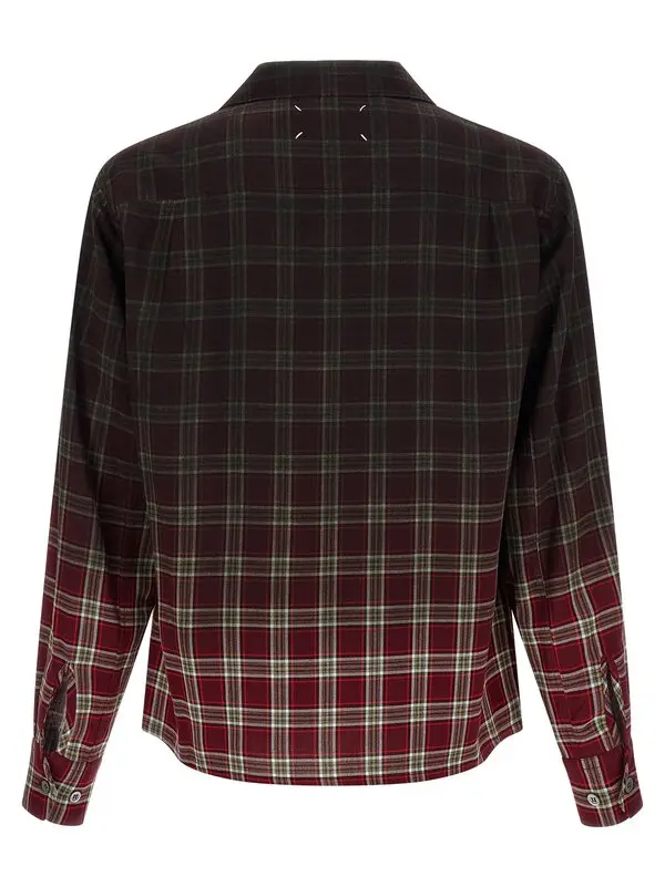 MAISON MARGIELA Check Shirt With Gradient Effect
