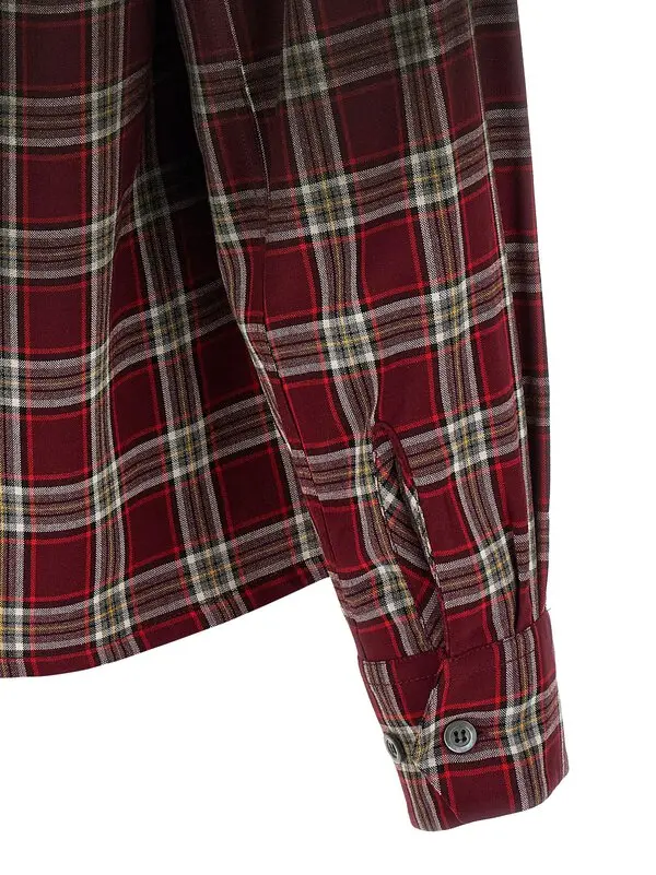 MAISON MARGIELA Check Shirt With Gradient Effect