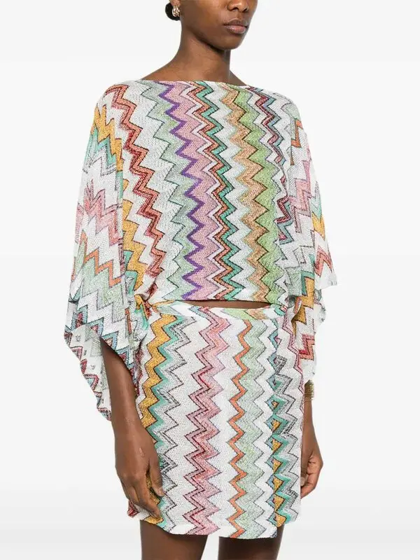Missoni Blouse With Zigzag Pattern - Multicolor