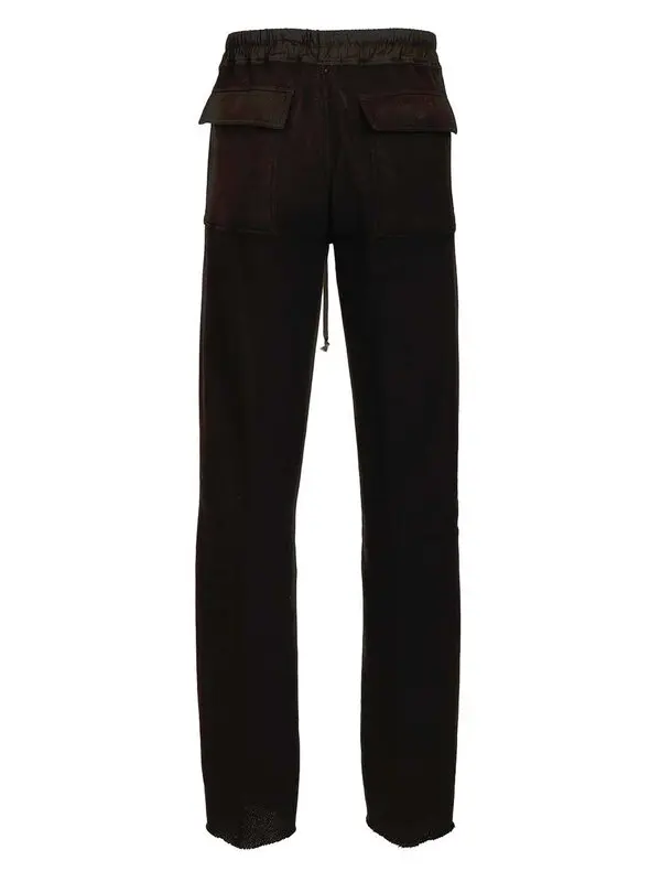 Rick Owens Dietrich Wide-leg Cotton Jersey Trousers