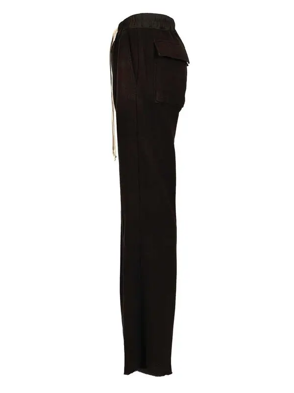 Rick Owens Dietrich Wide-leg Cotton Jersey Trousers