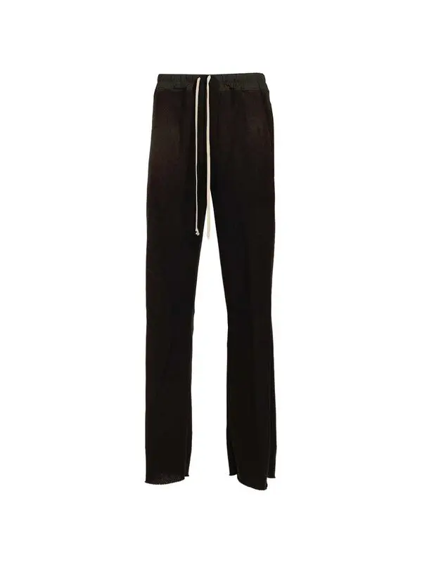 Rick Owens Dietrich Wide-leg Cotton Jersey Trousers