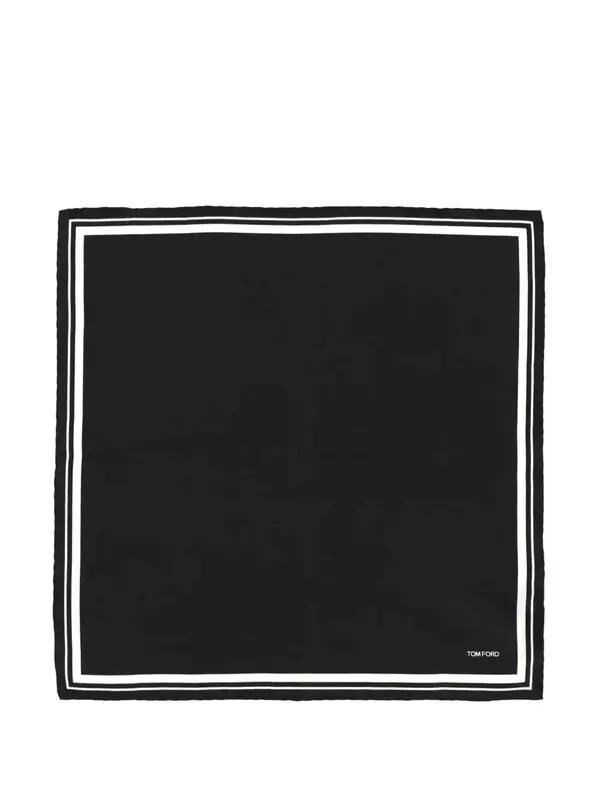 TOM FORD Silk Frame Pocket Square