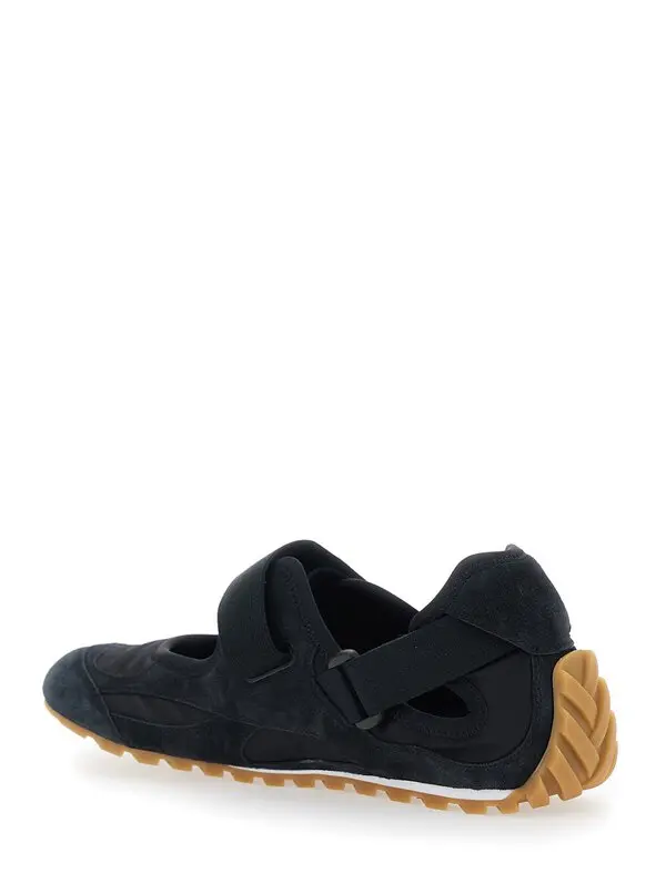 Bottega Veneta Orbit Flash Leather And Fabric Sneakers