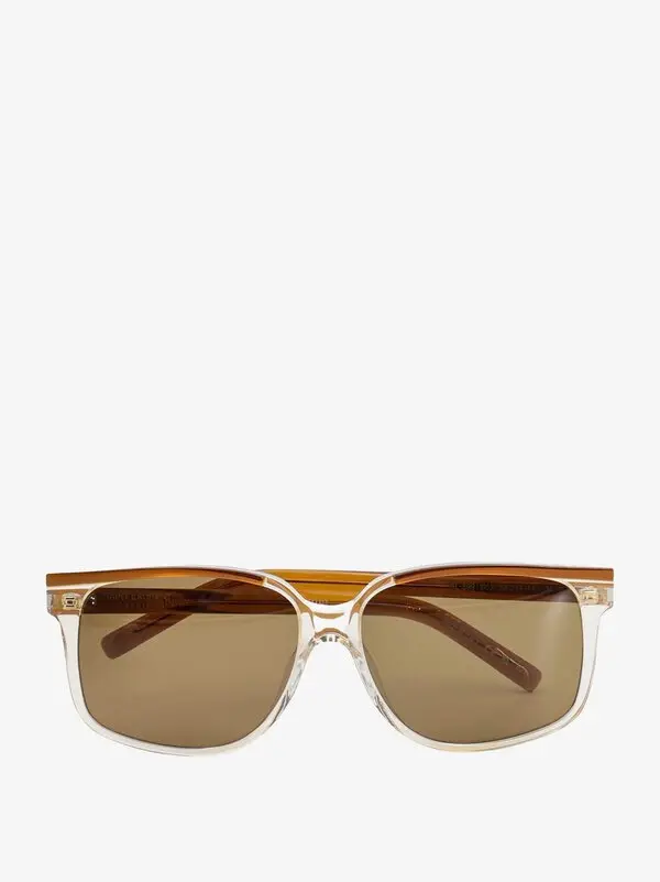 Saint Laurent Sl 599 Square Frame Sunglasses - Brown
