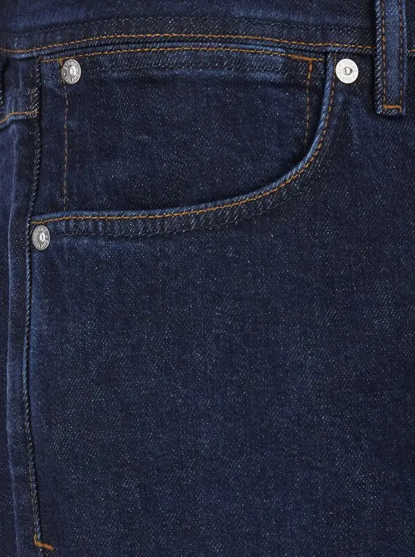 Stone Island Slim Fit Stretch Denim Jeans With Back Logo Patch - Multicolor