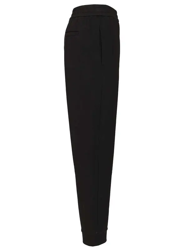 Giorgio Armani Joggers In Cotton And Cashmere