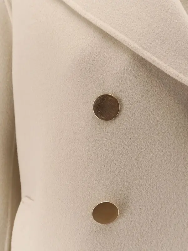 Max Mara Double-breasted Wool Coat - Multicolor