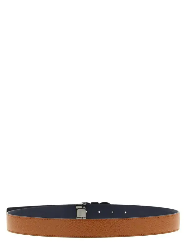 FERRAGAMO Gancini Reversible Belt - Brown
