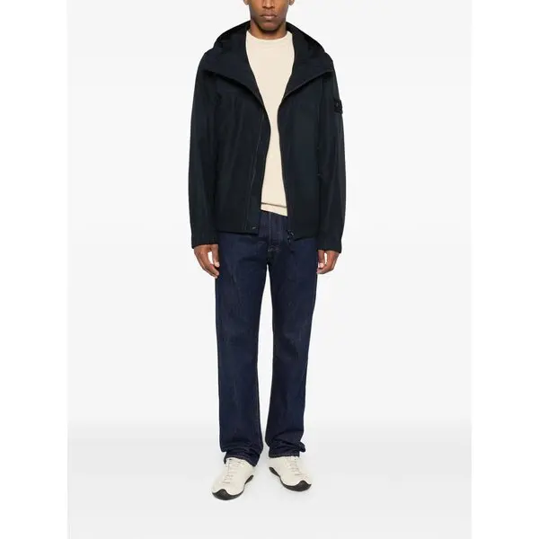 Stone Island Hooded Jacket - Blue