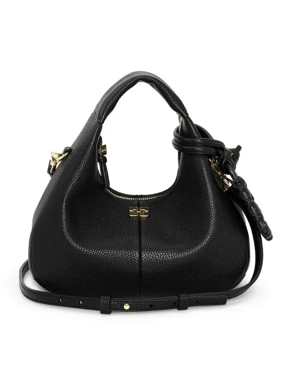 GANNI Textured Mini Hobo Bag - Multicolor
