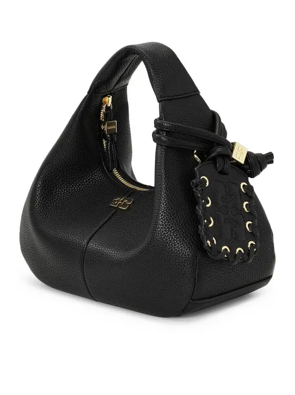 GANNI Textured Mini Hobo Bag - Multicolor